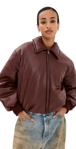Acne Studios - Bomber Jacket Dark Burgundy 32