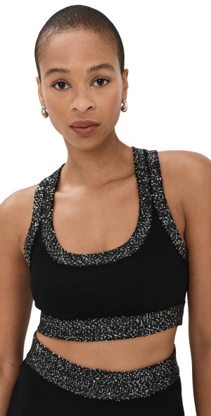 A.L.C. - A. L.C. Elle Bra Black/Silver S