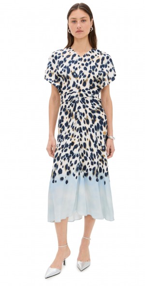 A.L.C. - A. L.C. Rem Dress Navy/Light Blue 2