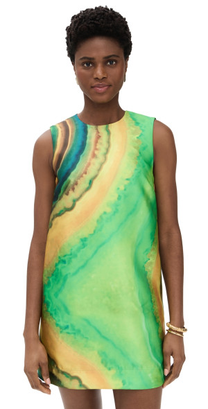 ALÉMAIS - Iris Mini Dress Green 16