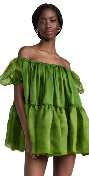 Azeeza - Elyssa Mini Dress Palm XS