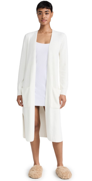 Barefoot Dreams - Cozy Chic Ultra Lite Long Cardigan Pearl XS