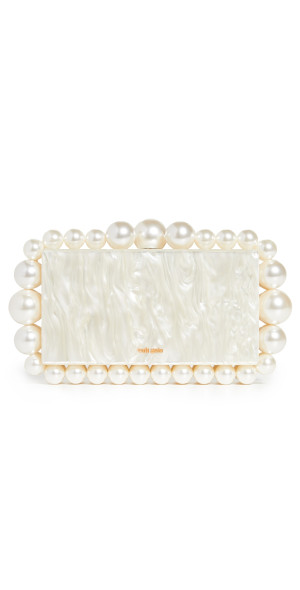 Cult Gaia - Eos Box Clutch Ivory One Size