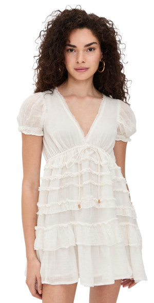 Free People - Darcy Mini Dress Ivory S