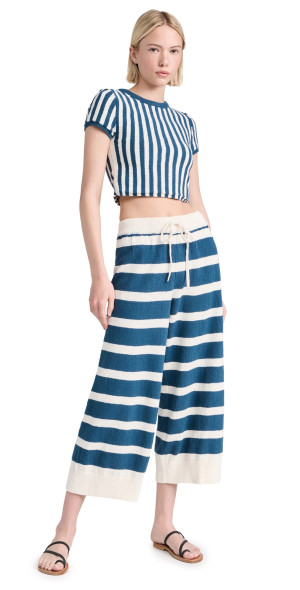 Free People - Roberta Sweater Set Ivory Combo M