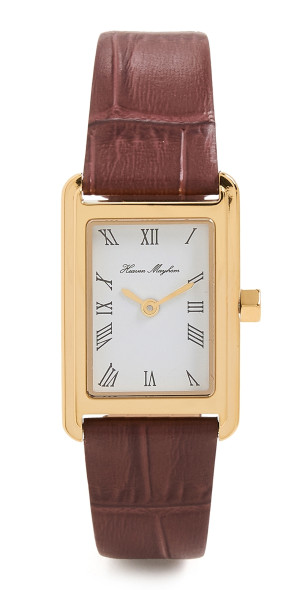 Heaven Mayhem - The Monroe Icon Watch Gold/Burgundy One Size