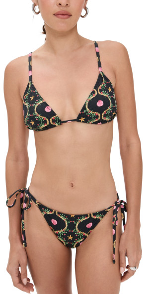 Hill House Home - The Alessia Bikini Set Cisco Trellis/Black Multi XL