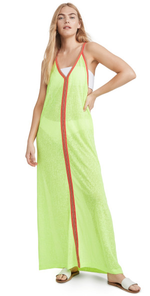 Pitusa - Inca Sun Dress Lemon One Size