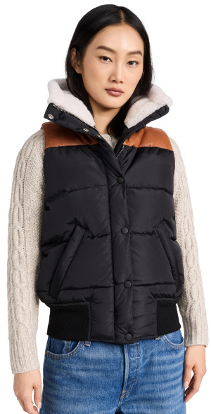 SAM. - Sawyer Vest Black/Saddle XS