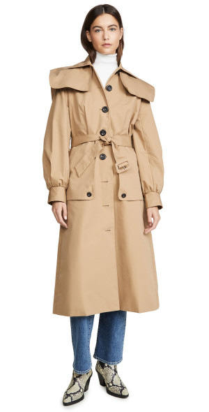 Sea - Scott Trench Coat Khaki S
