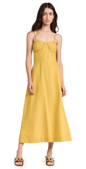 SWF - Corset Midi Dress Citrus Chaos S