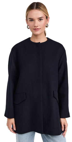 Theory - Cape Back Coat Baltic XL