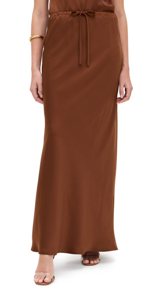 WAYF - Carol Drawstring Skirt Redwood S