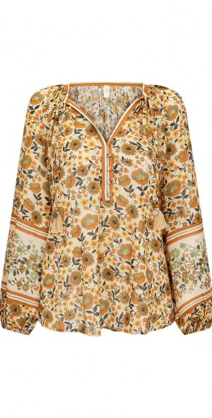 Spell - Impala Lily Tie Blouse