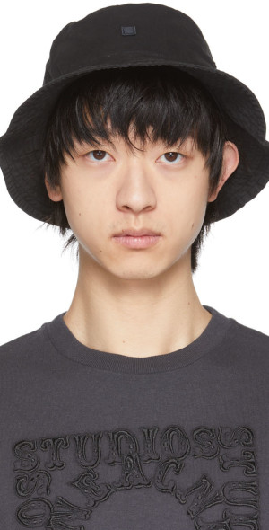 Acne Studios - Black Buko Face Bucket Hat