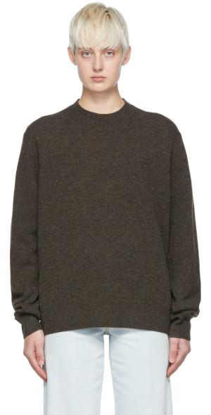 Acne Studios Brown Wool Sweater