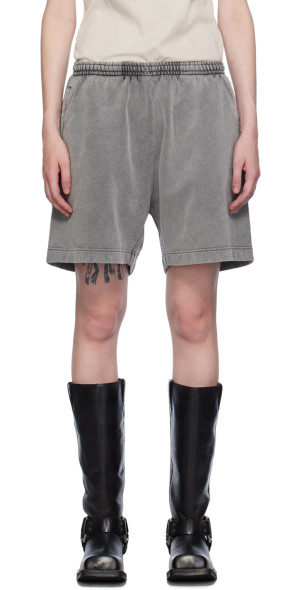 Acne Studios - Gray Garment-Dyed Shorts