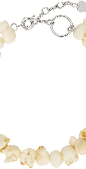 Acne Studios - Off-White Popcorn Shape Necklace