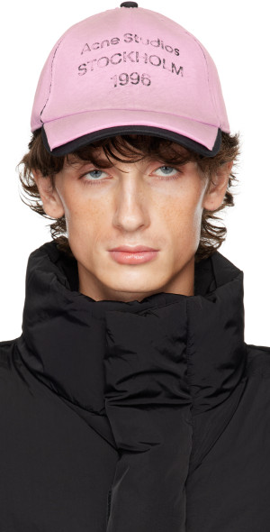 Acne Studios - Pink Logo Stamp Cap