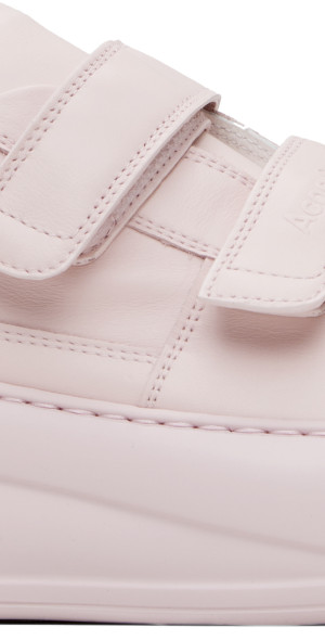 Acne Studios - Pink Velcro Strap Platform Sneakers