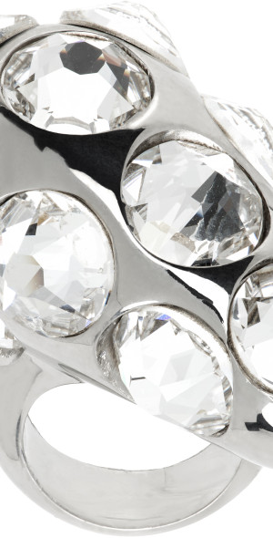 Acne Studios - Silver Crystal Drop Ring