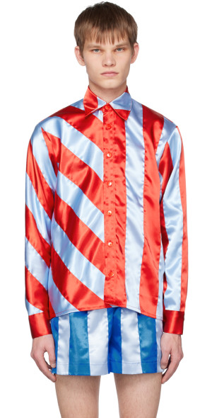 Adam Jones - Red & Blue Ribbon Shirt