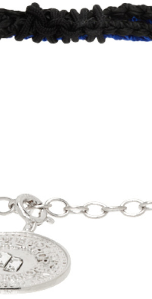 ADER error - Black & Silver Gemma Bracelet