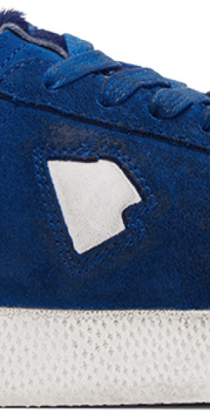 ADER error - Blue Suede Low-Top Sneakers