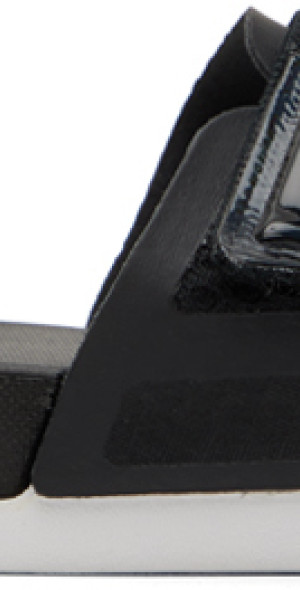 adidas by Stella McCartney - Black Velcro Slides