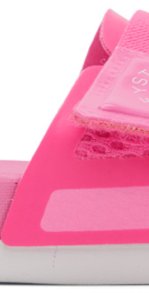 adidas by Stella McCartney - Pink Velcro Slides