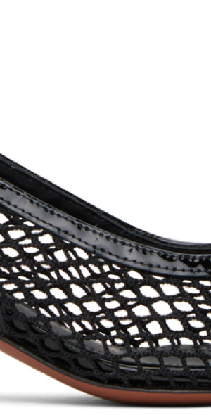 ALAÏA - Black Heart Slingback Heels