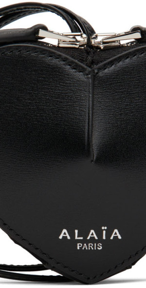 ALAÏA - Black Mini Coeur Pouch