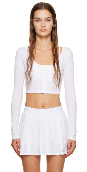 Alo - White Whisper Cardigan