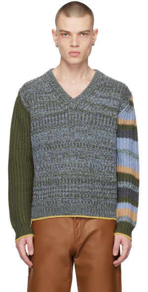 ALTU - Green Striped Sweater