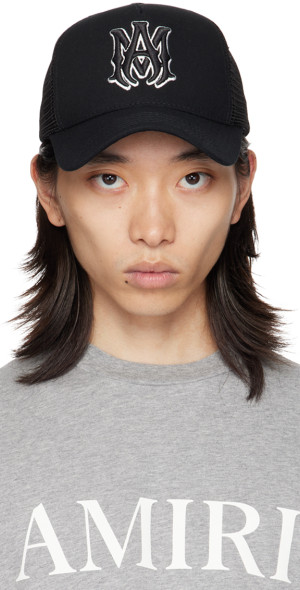 AMIRI - Black MA Trucker Cap