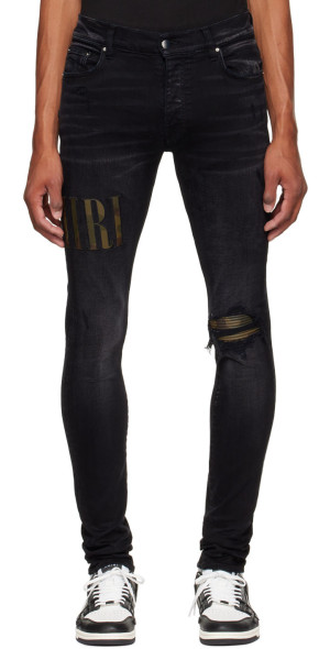 AMIRI - Black Patch Jean