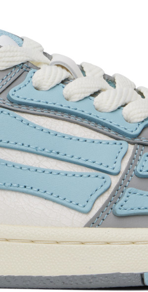 AMIRI - Blue & White Varsity Skel Top Low Sneakers