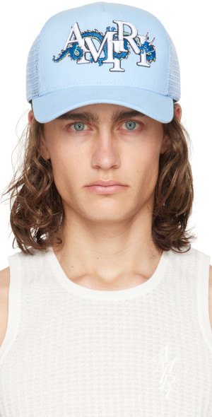 AMIRI - Blue Dragon Trucker Cap