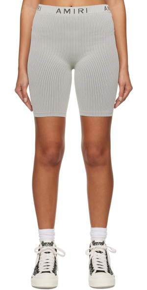 AMIRI - Gray Seamless Bike Shorts