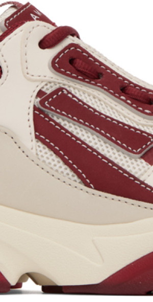 AMIRI - Red & White Bone Runner Low-Top Sneakers