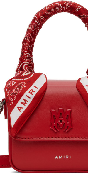 AMIRI - Red Micro 'MA' Bag