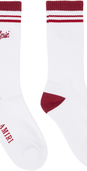 AMIRI - White & Red '' Socks