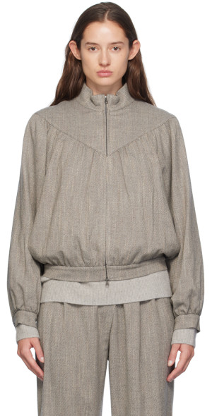 AMOMENTO - Gray Yoke Jacket