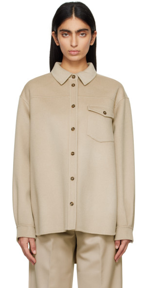 ANINE BING - Taupe Simon Shirt