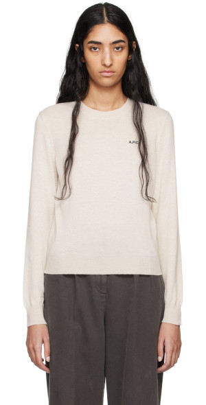 A.P.C. - A. P.C. Off-White Victoria Sweater