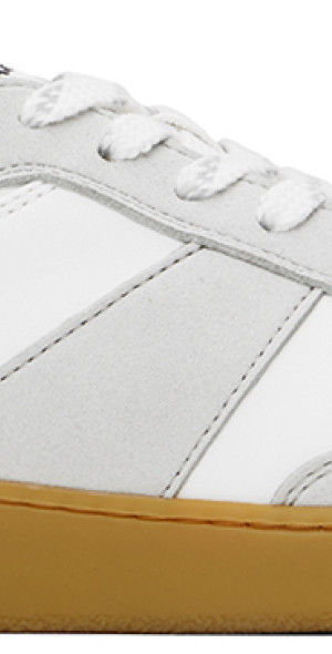 A.P.C. - A. P.C. White & Gray Plain Sneakers