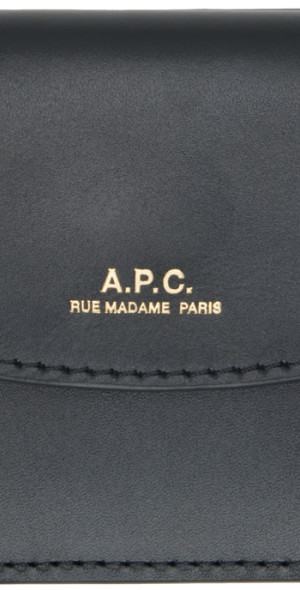 A.P.C. - Black Genève Trifold Wallet