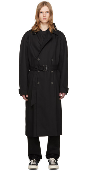 A.P.C. - Black Lou Trench Coat