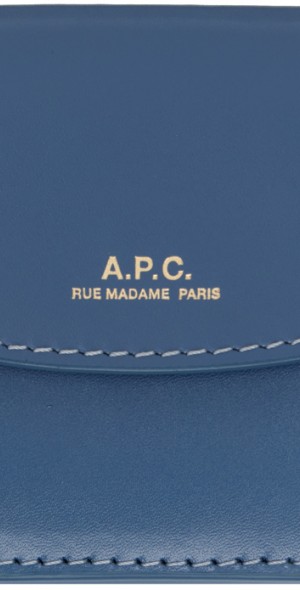 A.P.C. - Blue Genève Trifold Wallet