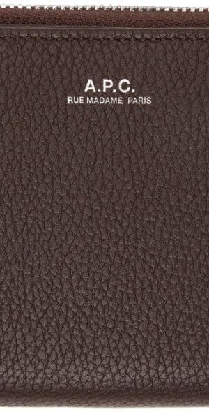 A.P.C. - Brown Emmanuelle Compact Wallet